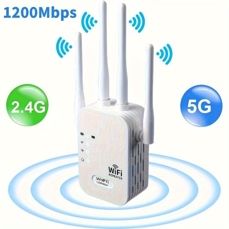 new 2024 1200Mbps WiFi Extender - 6X Stronger WiFi Signal, 35 Devices ...