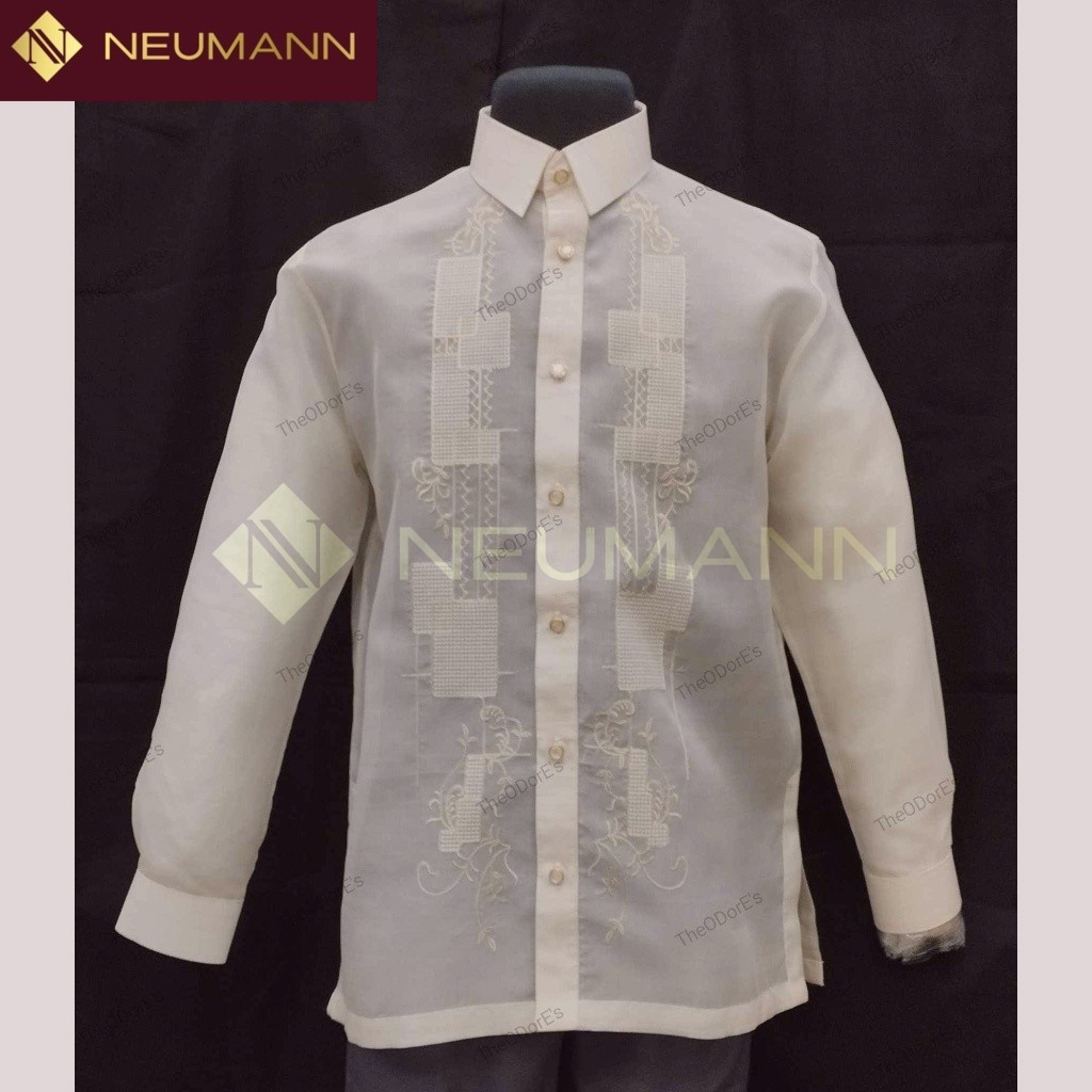BARONG TAGALOG PINA JUSI (C#456) Full Buttons | Shopee Philippines