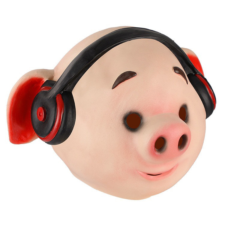 Cartoon Funny Cute Pig Mask Zodiac Animal Headgear Bar Party ...