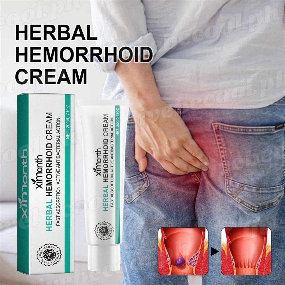 Ximonth Herbal Hemorrhoid Relief Cream Herbal Piles Cream Internal External Piles Anal Fissure ...