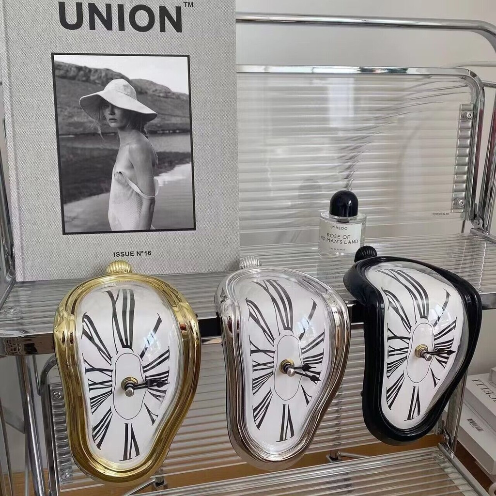 Urrealistic Melting Clock Silent Melting Wall Clock Distorted Wall ...