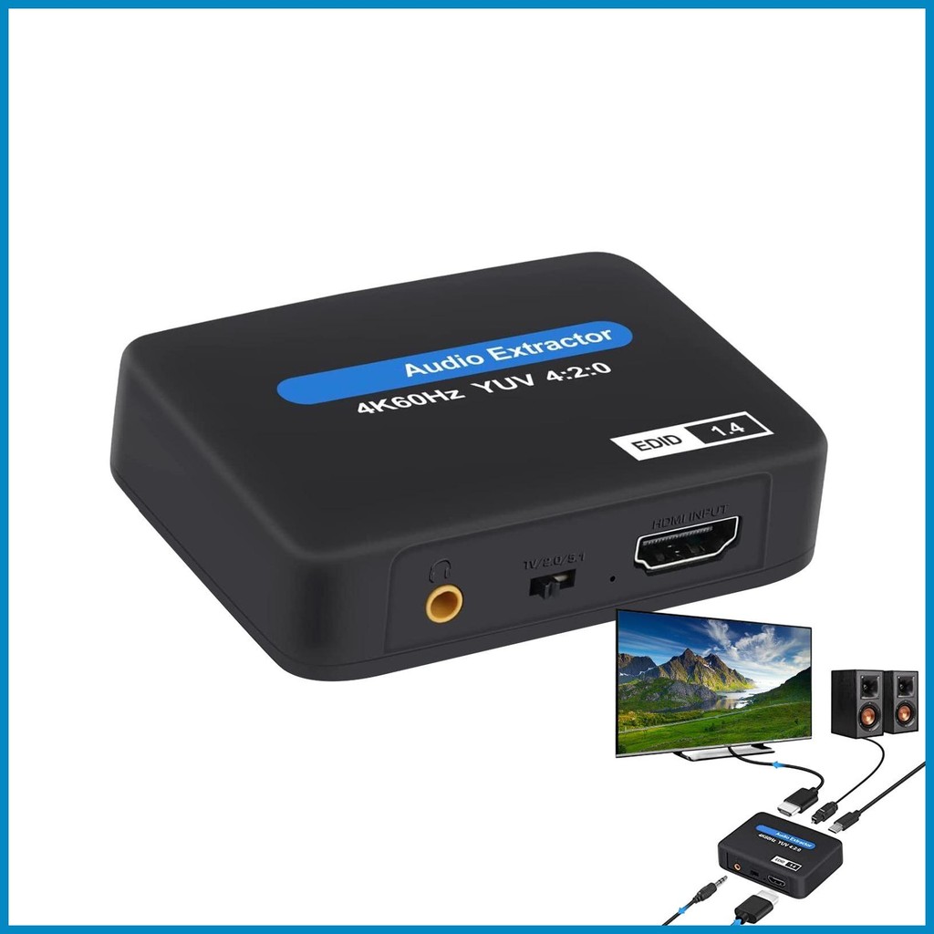 4K HD Audio Extractor Aux Audio 4K Adapter 4K HD Audio Extractor ...