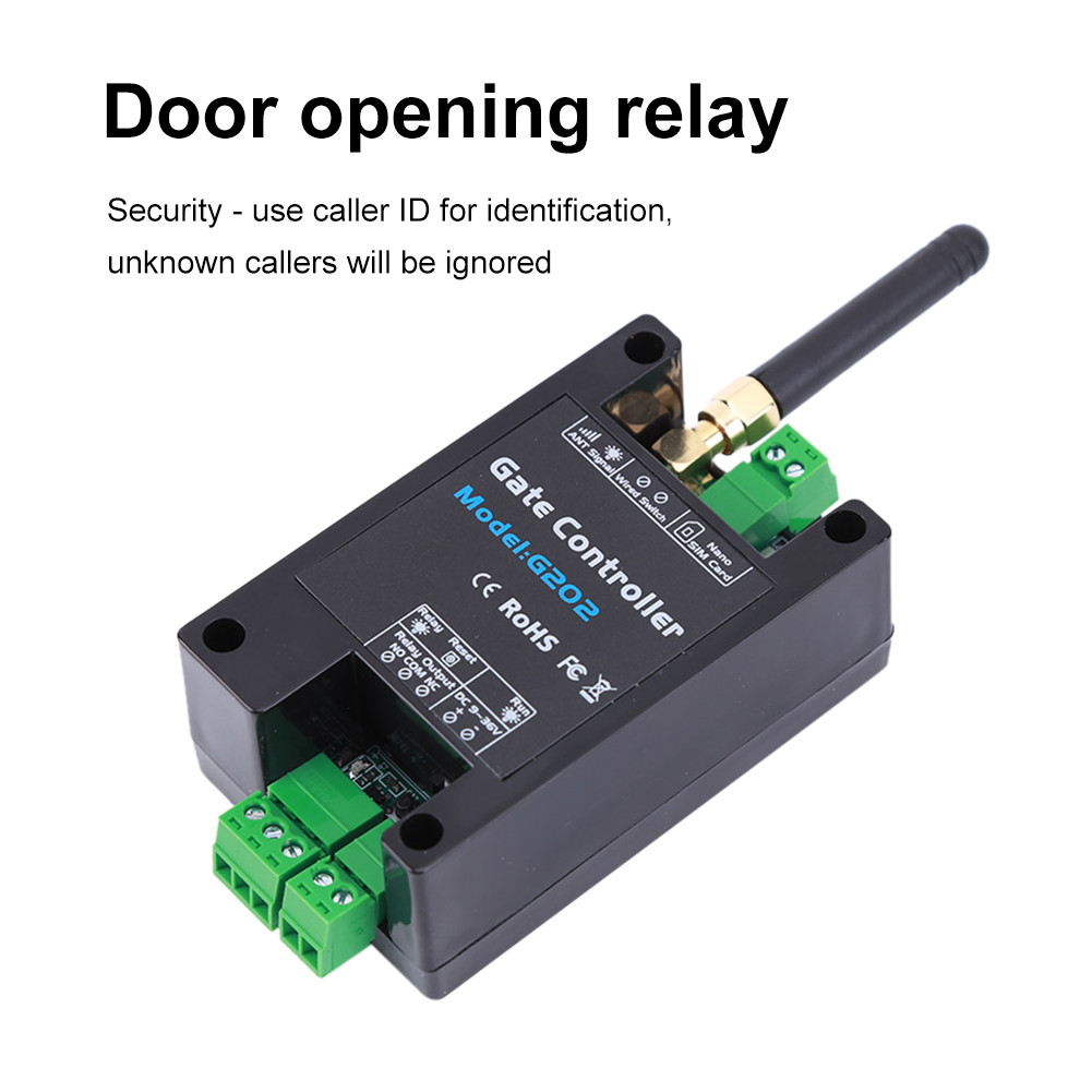4G GSM SMS Relay Wireless GSM Door Gate Opener Free Calls Remote On/Off ...