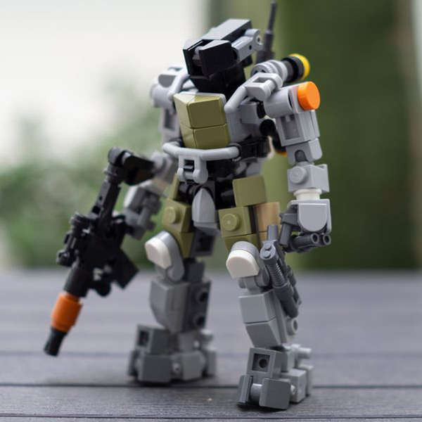 lego toys lego lego car Brick Friends MOC Speed Combat Exoskeleton ...