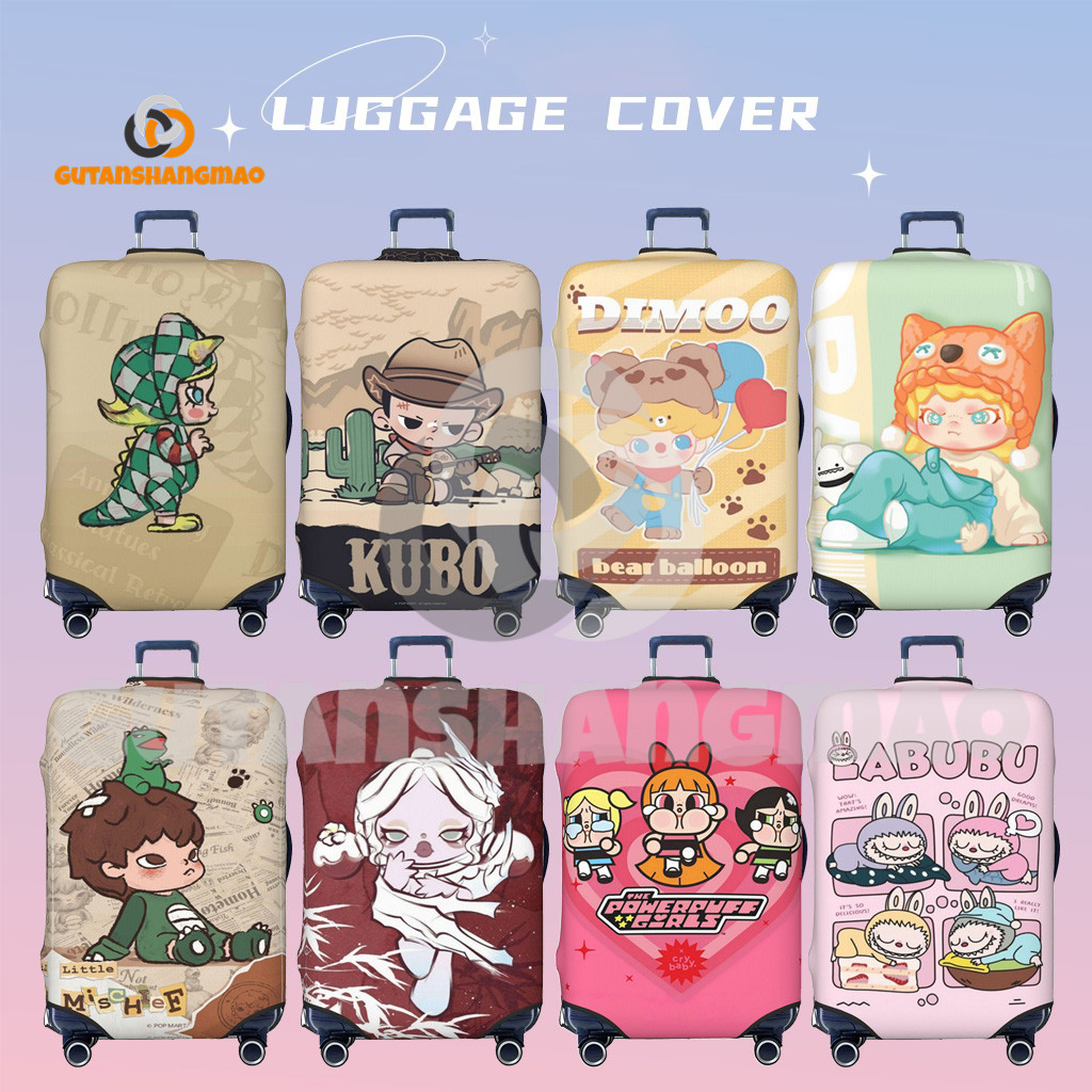 【In Stock】Pop Mart Labubu Molly Luggage Cover Washable Suitcase ...