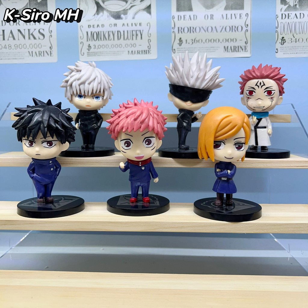 Set of 6 Lookup Chibi Megumi Yuji Itadori Gojo Satoru Jujutsu Kaisen ...