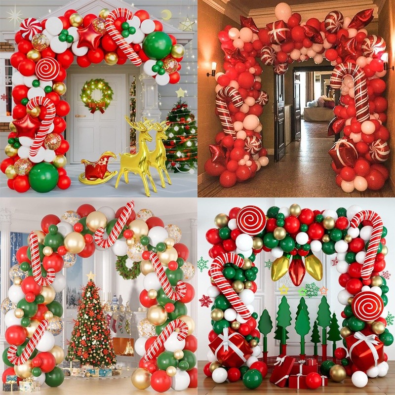 2025 New Year Party Balloon Sets Christmas Balloon Set Merry Christmas ...