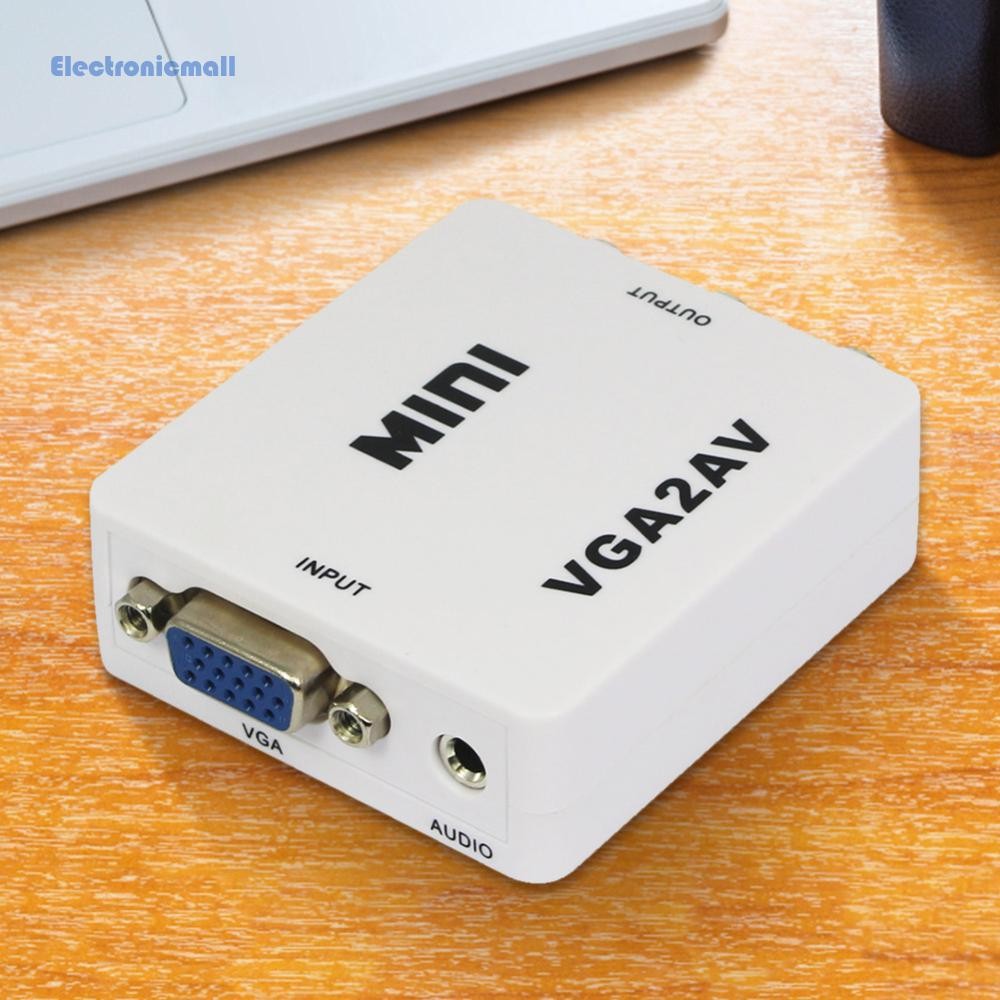 Premium Computer VGA to AV TV Composite RCA S-Video Scan Converter ...