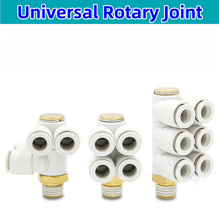 Pu Pneumatic Trachea Joint KQ2ZT6-02S Universal 6-Channel Multi-Channel ...