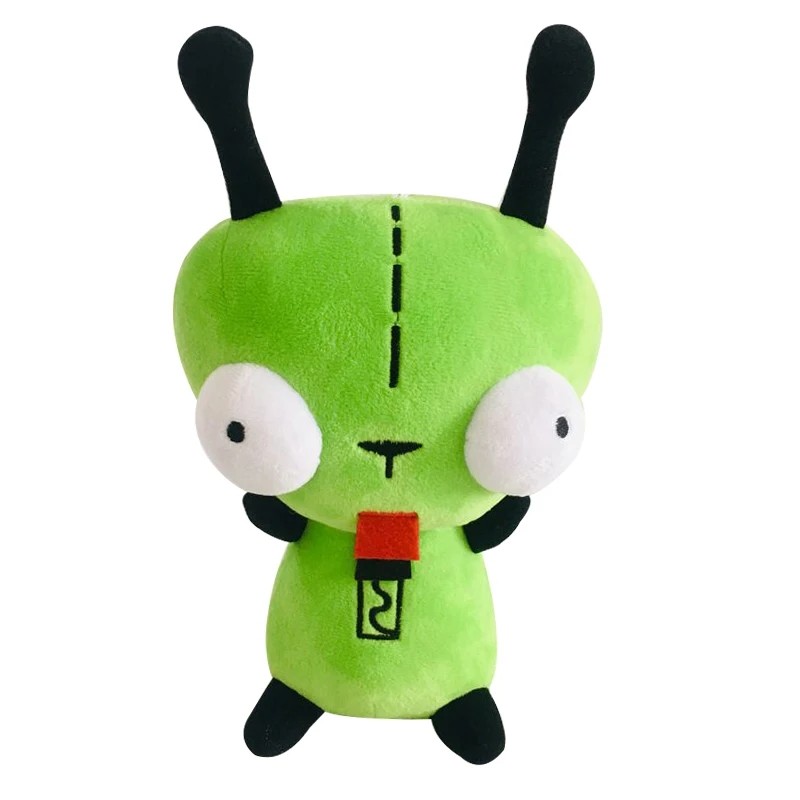 20cm Alien ET 3D Eyes Green Invader ZIM GIR Dog Plush Figure Toy Soft ...