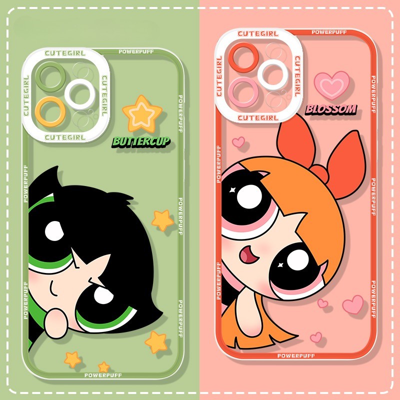 Ang mobile phone ng Powerpuff Girls ay angkop para sa iPhone 12 Pro 13 ...