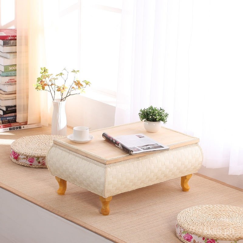 Bay Window Table Storage Bamboo Mini Table Bay Window Tea Table Tatami ...