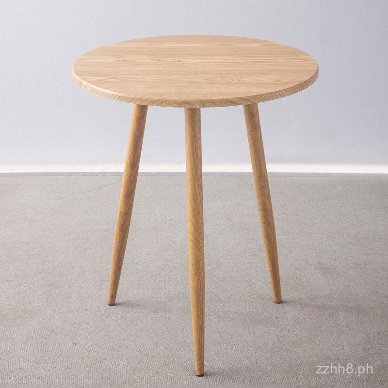 Balcony Small Table and Chair Modern Minimalist Nordic Small round ...