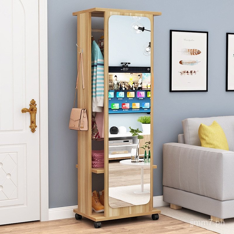 Dressing Mirror Full-Body Floor Mirror Household Mirror Hanger Clothes ...