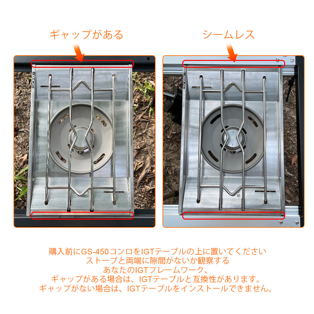 cheerfulhigh Aluminum Alloy IGT Table Board Outdoor Camping Desk Unit ...