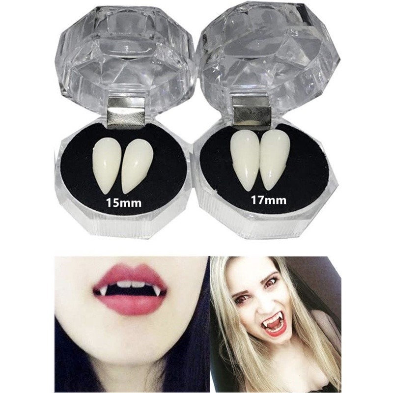 Vampire Fangs Teeth Cosplay Accessories Halloween Party Decoration ...