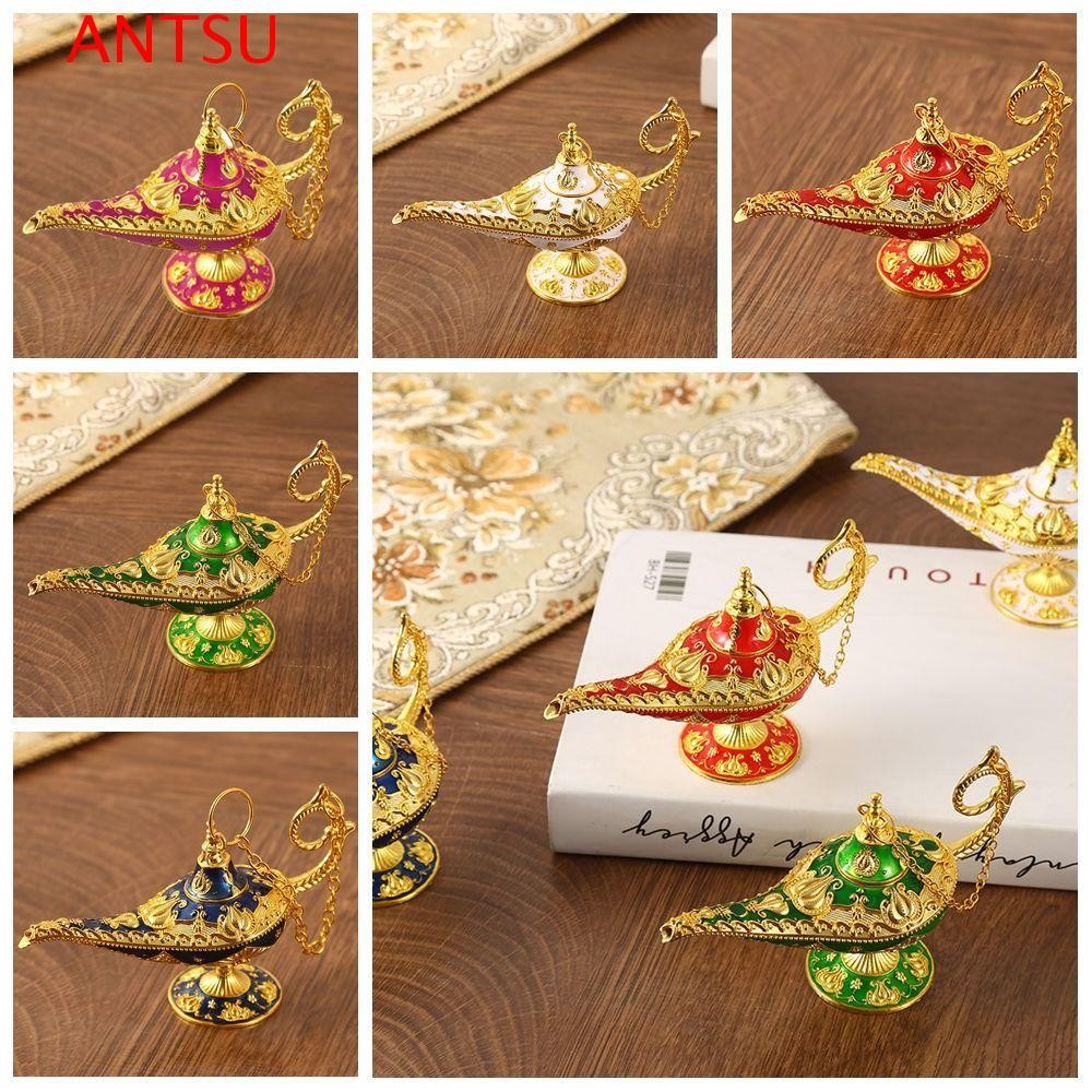 ANTSU Aladdin Lamp Decoration, Vintage Legend Arabian Props Aladdin God ...
