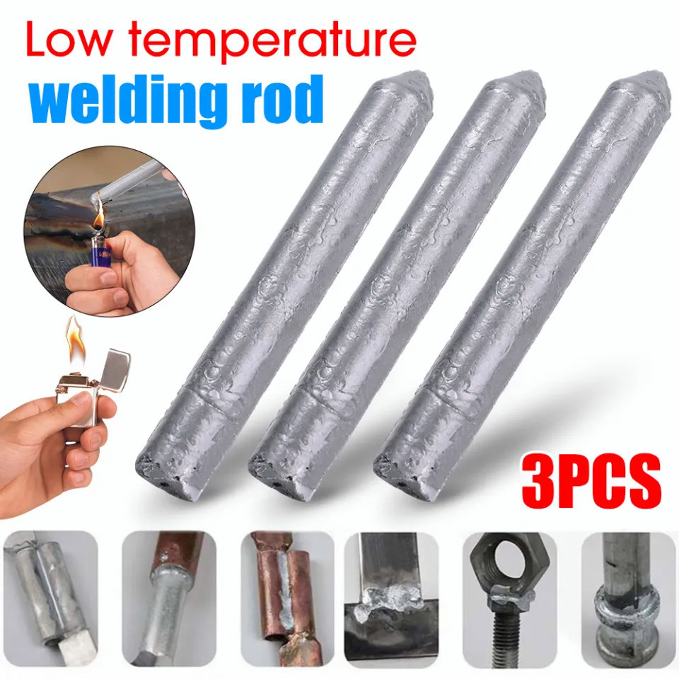 3PC/bag Easy Melt LowTemperature Welding Rods Melt Copperlron Stainless ...