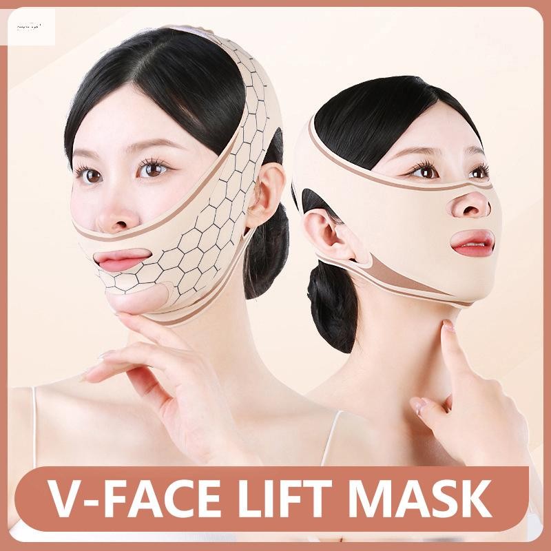 Home Breathable V Face Band Cheek Lift Up Face Thin Belt Reduce Double ...