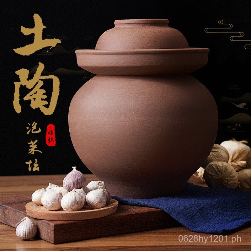 Traditional Household Pickle Jar Clay Pot Traditional Sichuan Ceramic ...