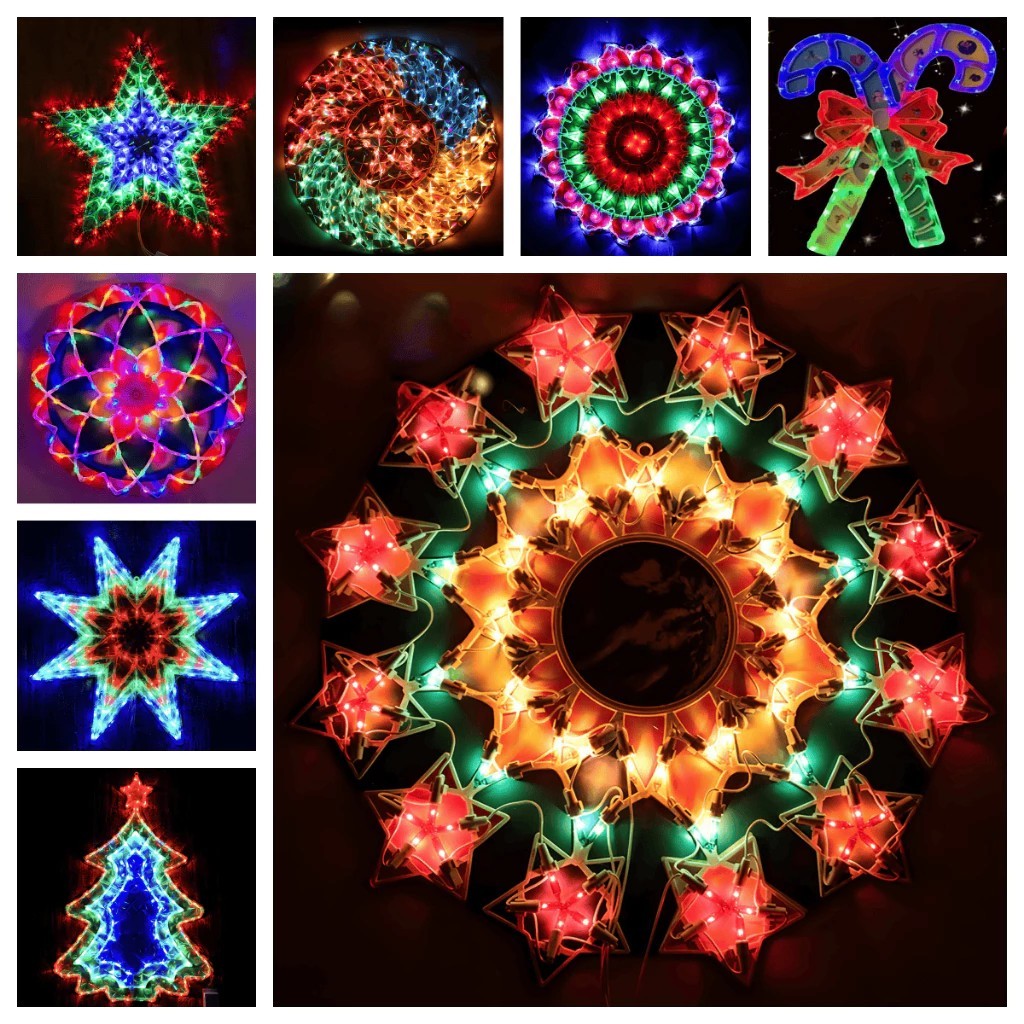 2025 Christmas Lights Sunflower Christmas Lantern Parol Lanterns with ...