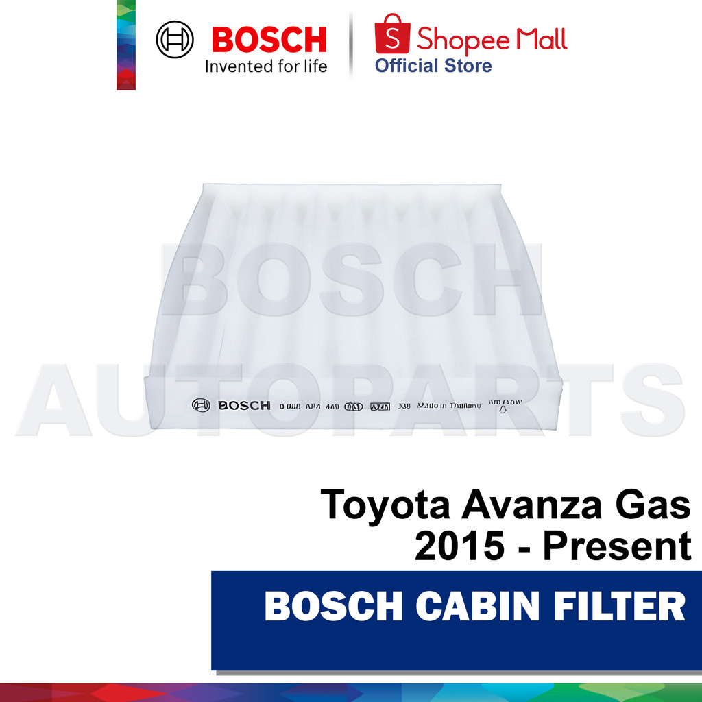 Bosch Standard Cabin Filter for Toyota Avanza Gas 2015 to Present ...