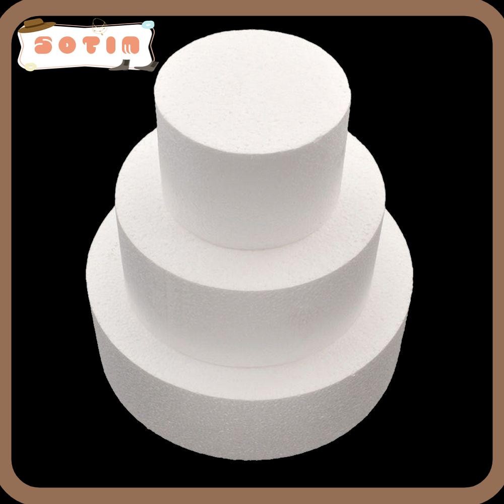 SOTIM 4/6/8 inch Cake Foam Mould Flower Decor Dummy Party DIY ...