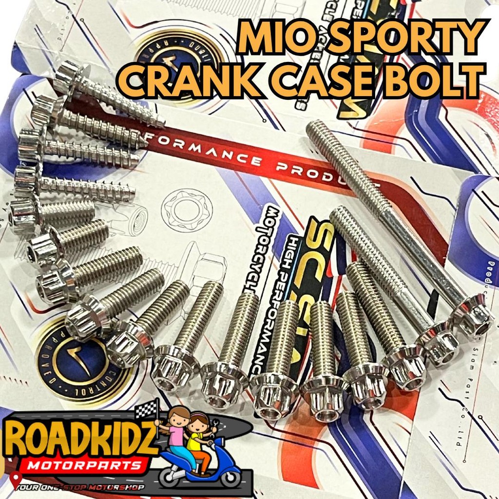 SC SIAM CRANKCASE BOLT SET MIO SPORTY | Shopee Philippines