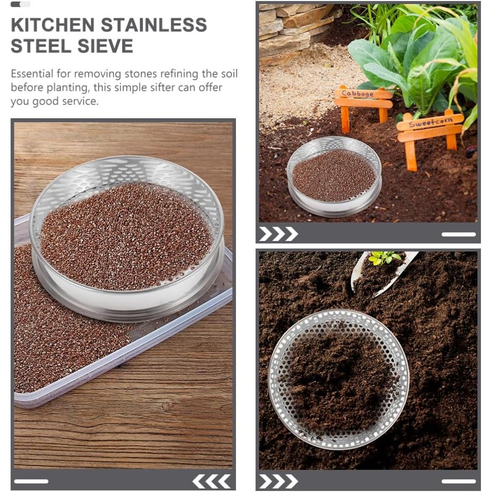 Home Soil Grading Sieve Soil Sifter for Gardening Soil Sieve for Home ...