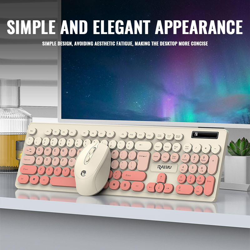 METMI x Raiku R901 2.4G Wireless Keyboard & Mouse Combo - Colorful ...
