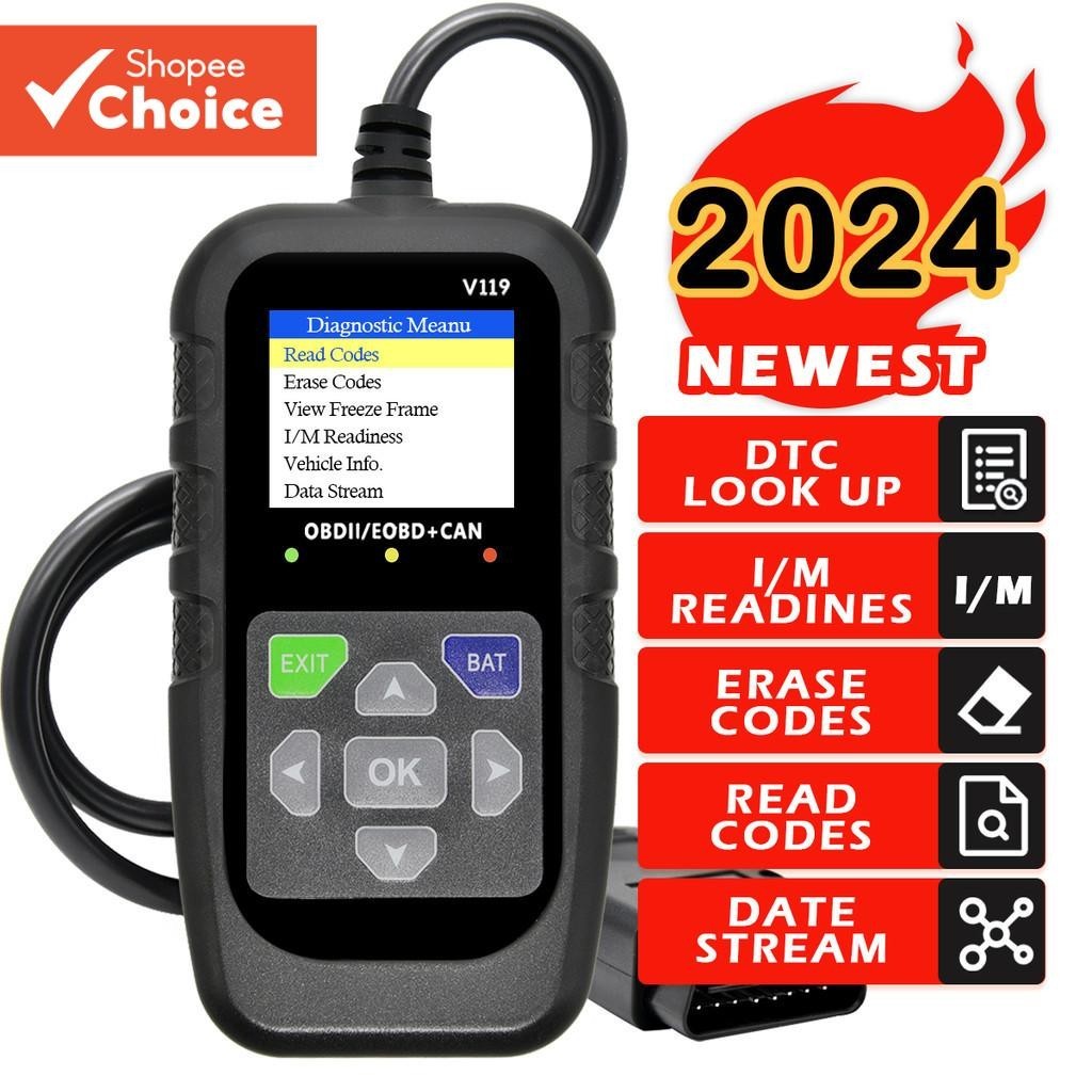 Car OBD2 Scanner Diagnostic Tool Reader, Car Voltage Tester Engine ...