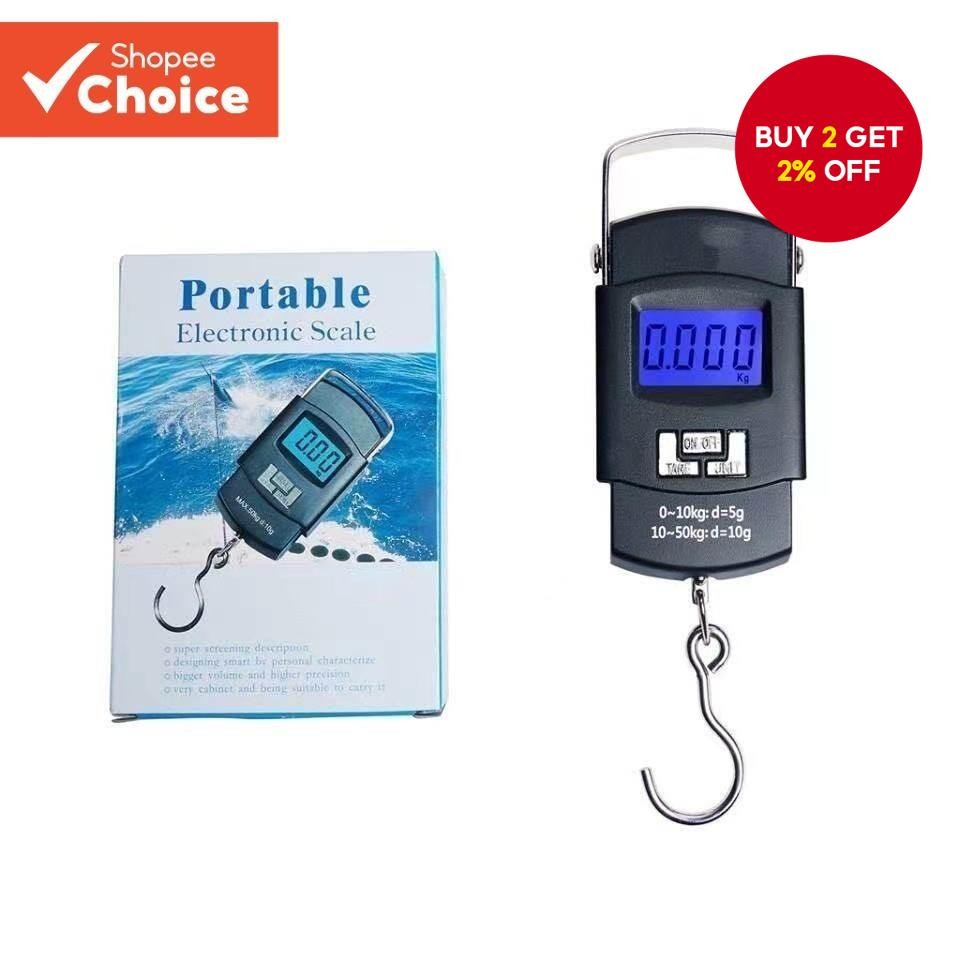 50kg/10g Precision Hanging Scale - Portable Digital Weighing Device ...