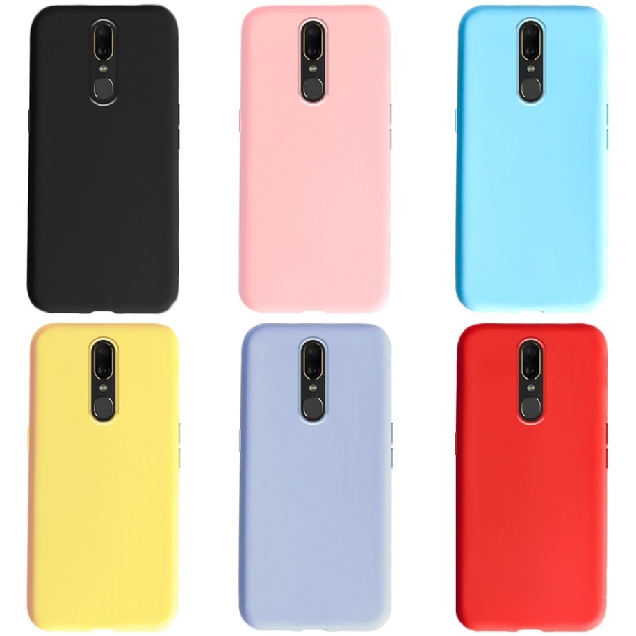 For OPPO F9 F3 F1S F15 F1 Pro Plus Lite Square Liquid Silicone Phone ...