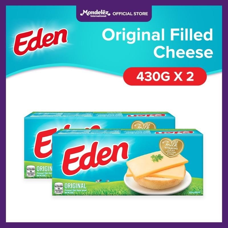 Eden Original - Processed Filled Cheese 430g with Milk Vitamins A & B2 ...