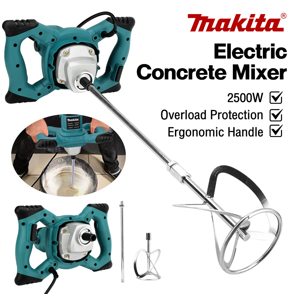 Original 2500W Electric Mixer 6 Speed Blender Cement Concrete Paint ...