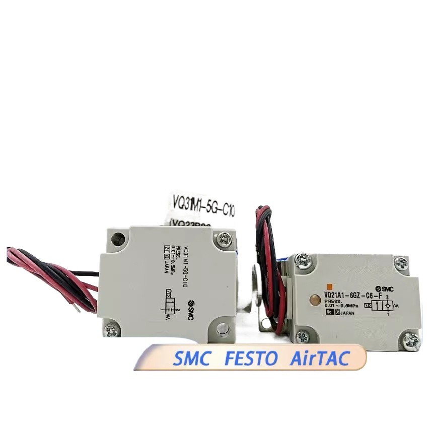 SMC solenoid valve VQ21A1 VQ21M1-5G-5GZ/5Y -5YZ-C6-C8-C10-C12-F VQ31A1 ...