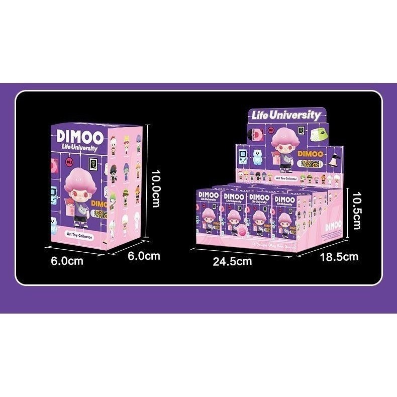 Official Genuine POPMART DIMOO Social University Series offical ...