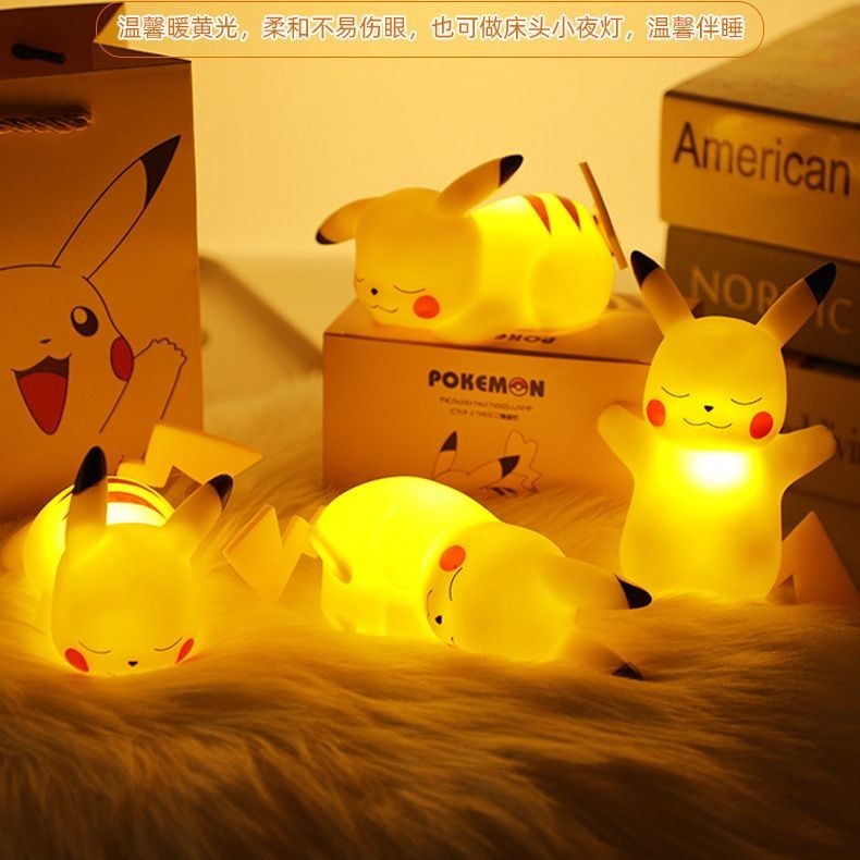 Pikachu Night Light Creative Gift Birthday Present Bedroom Room ...