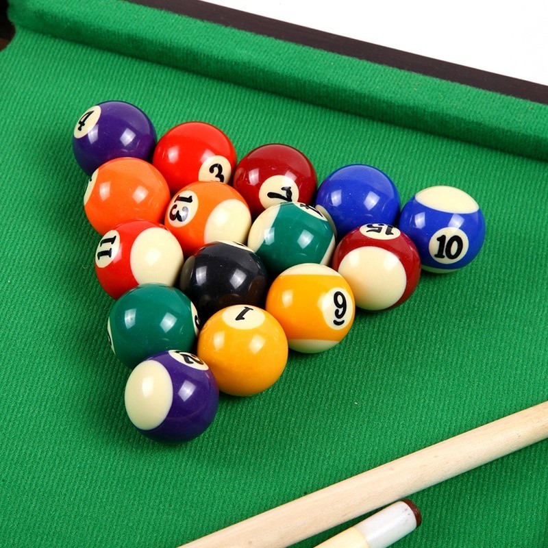 Billiard Table Set for Kids Mini Wooden Pool Table Set Adult Junior ...