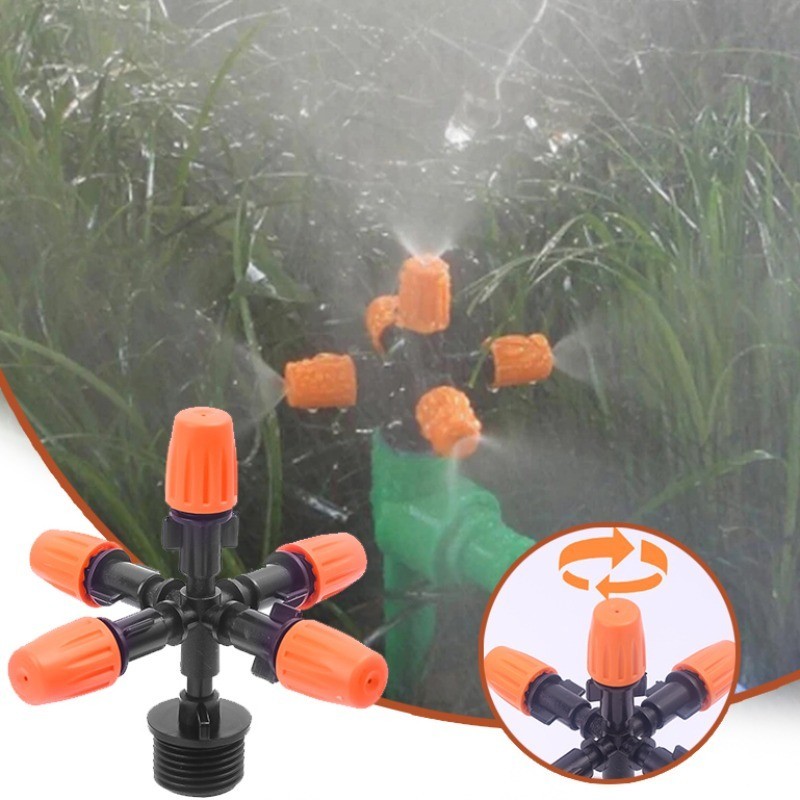 360° Automatic Rotating Sprayer Head - Agricultural Irrigation Plastic ...