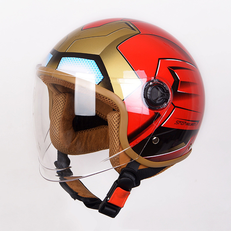 Motorcycle Helmet Children Helmet Half Helmet Electric Vehicle Helmet ...