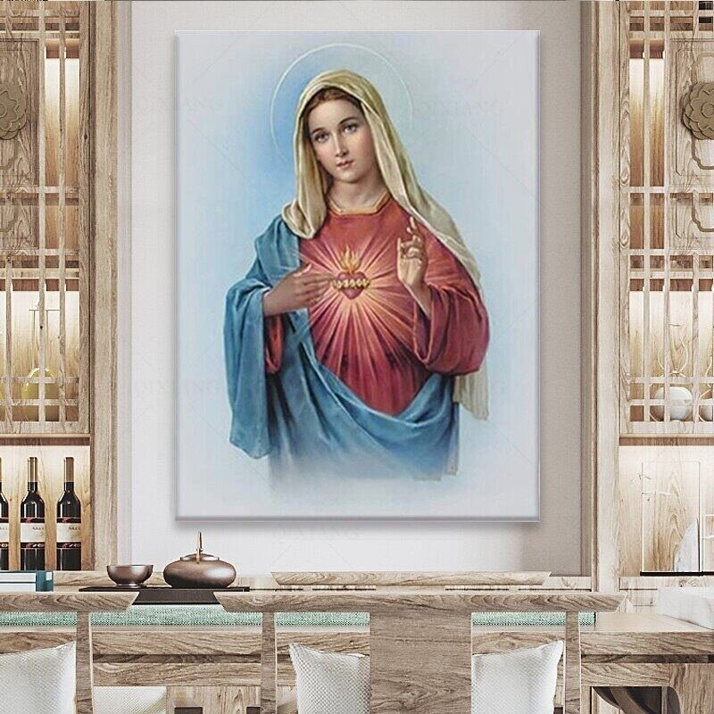 Poster Likelihood STORE Artwork Canvas Paintings Sacred Heart of Jesus ...