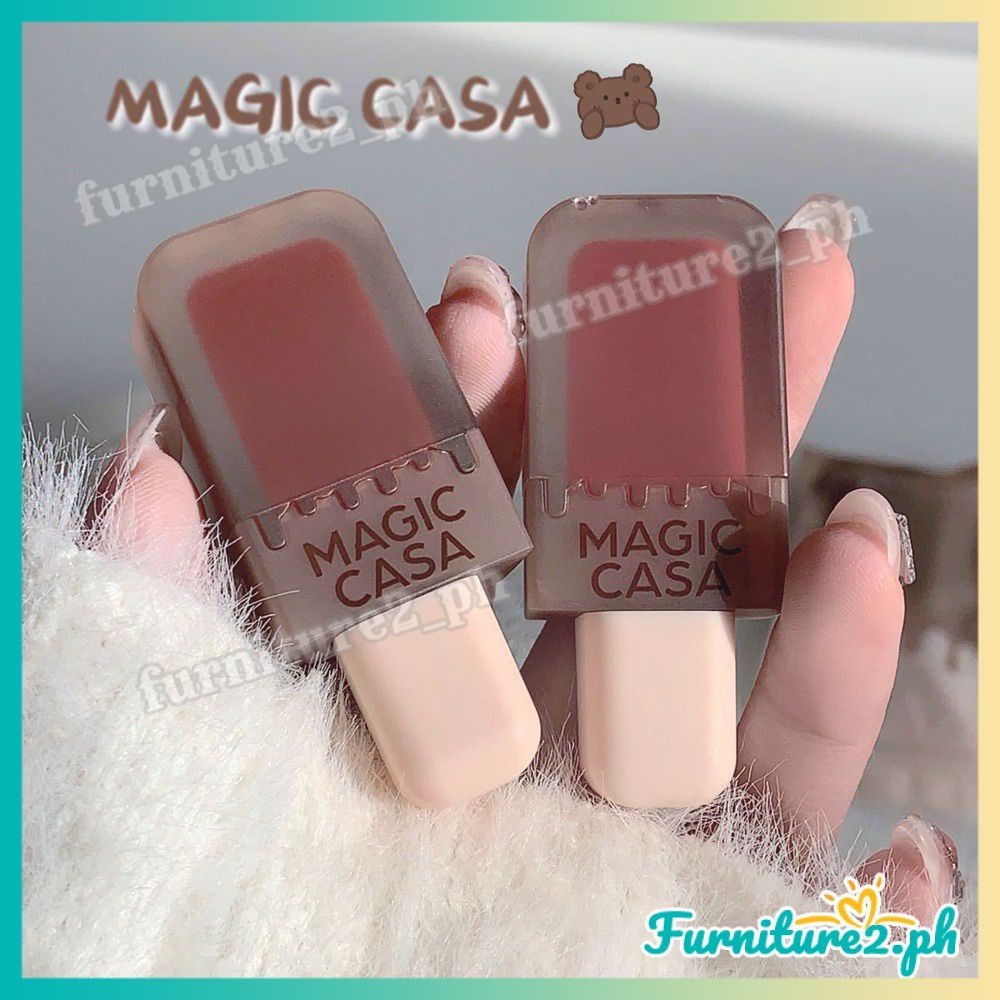 MAGIC CASA 6 Color Chocolate Ice Cream Lip Glaze Matte Long Lasting ...