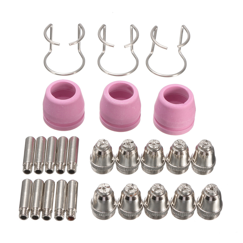 [stylishlife] 26pcs Plasma Cutter Consumables Kit Sg 55 Ag 60 Wsd 60p