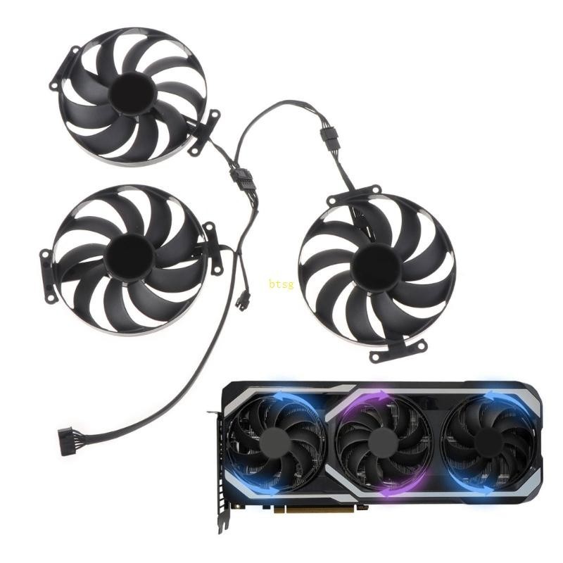 BT RTX3070 3060TI Graphics Card Fan CF9010U12D T129215SU 12V 4 6 7Pin ...