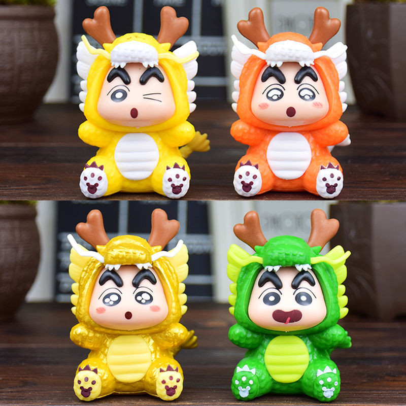 Dragon Man Crayon Shin-Chan Figure Wild Shinnosuke Doll Cake Decoration ...