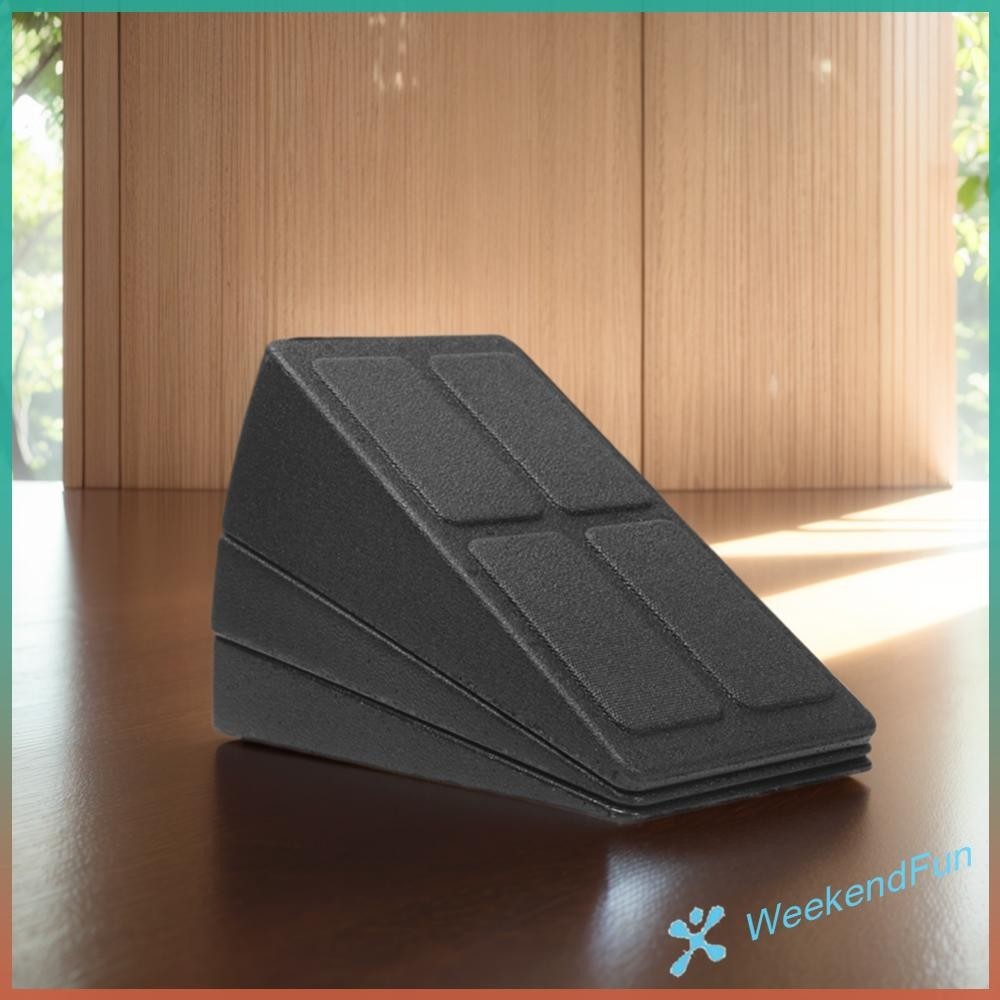 WE★ Yoga Wedge Stretch Slant Boards Adjustable Tilt Slanting Board ...