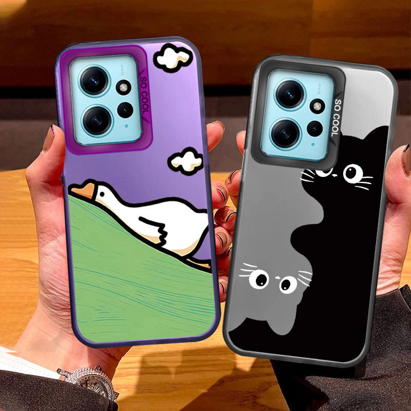 IMD Hard Laser Phone Case For Xiaomi POCO F6 F5 X6 X5 Pro 5G 3D Cartoon ...