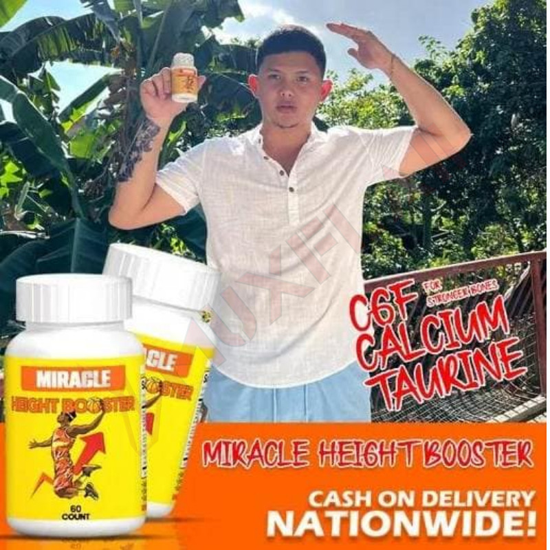 Miracle Height Booster Supplement Made in US 60 Softgels Tablets ...