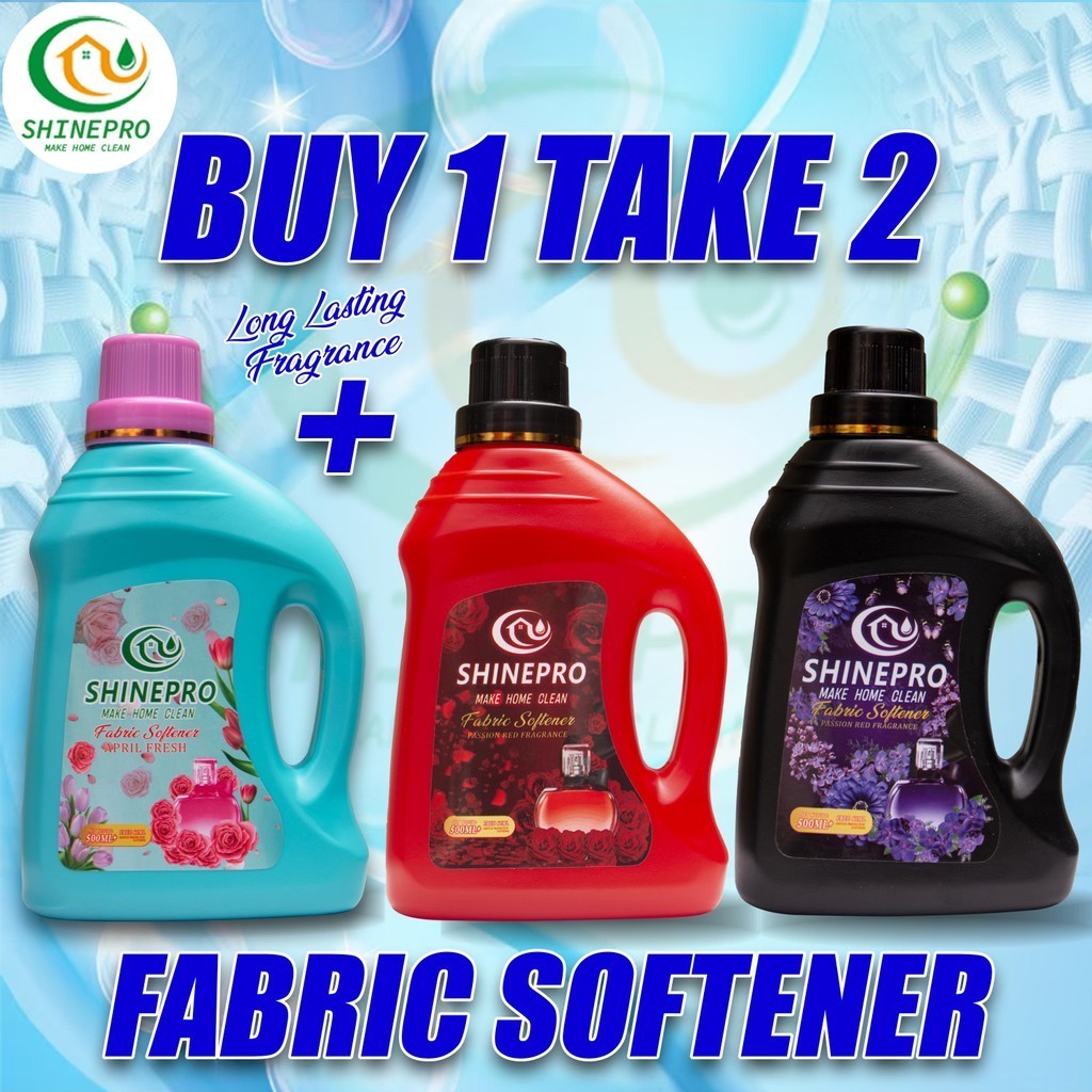 Buy1get2 Shinepro Fabric Softener Sulit Set, 560mlx3 bottle, Laundry Helper, soften clothes ...